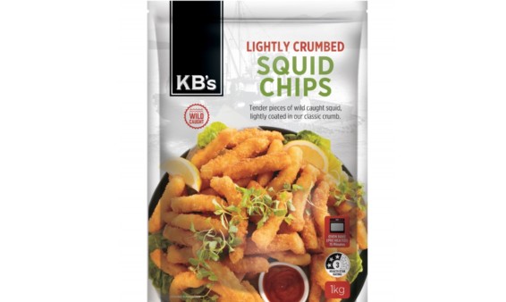 KB's Lightly Crumbed Squid Chips - KB Seafood Co