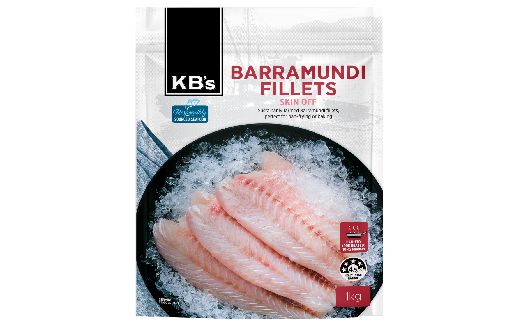 KB's Barramundi Fillets Skin Off - KB Seafood Co