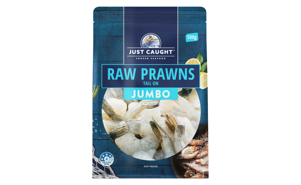 Just Caught Raw Jumbo Prawn Cutlets - KB Seafood Co