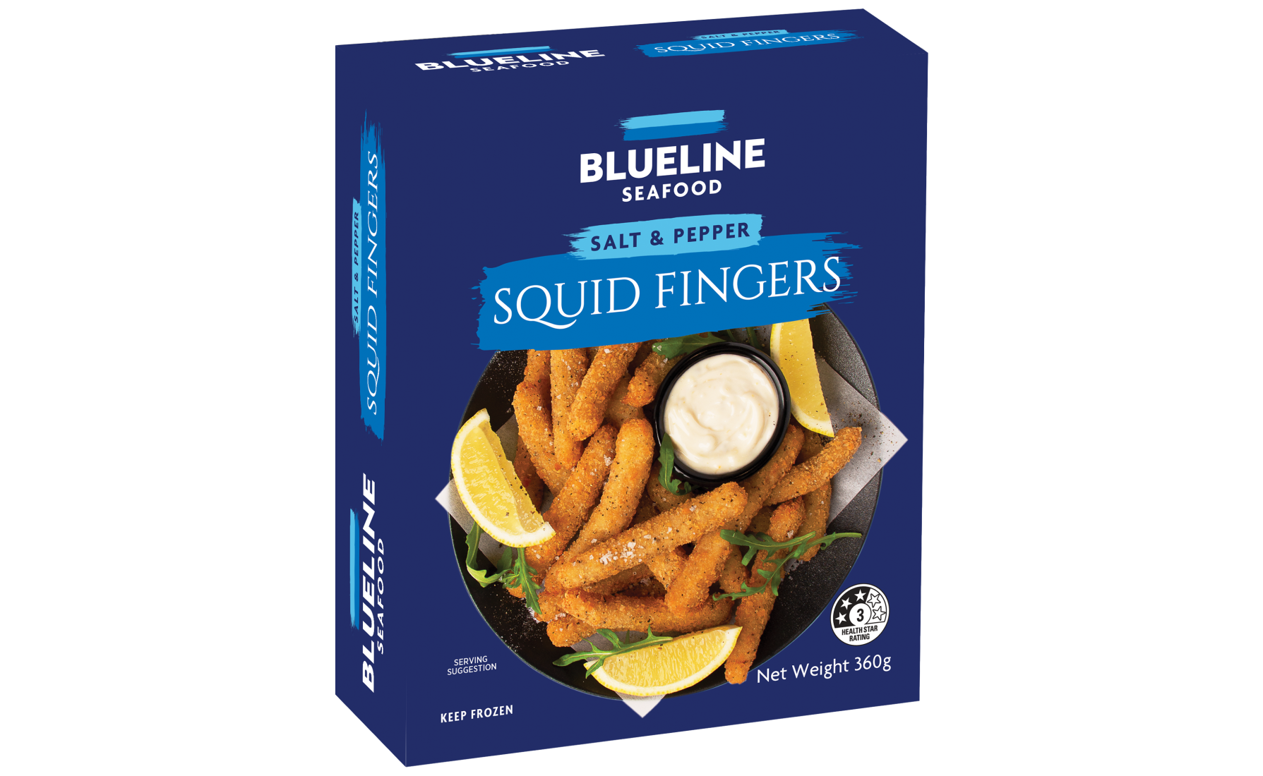 Blueline Salt & Pepper Squid Fingers - KB Seafood Co