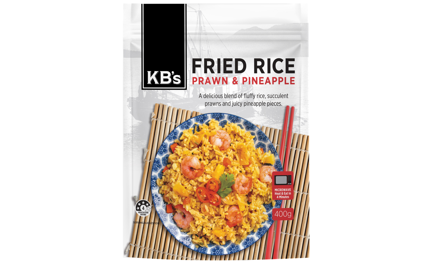 KB's Fried Rice Prawn & Pineapple - KB Seafood Co