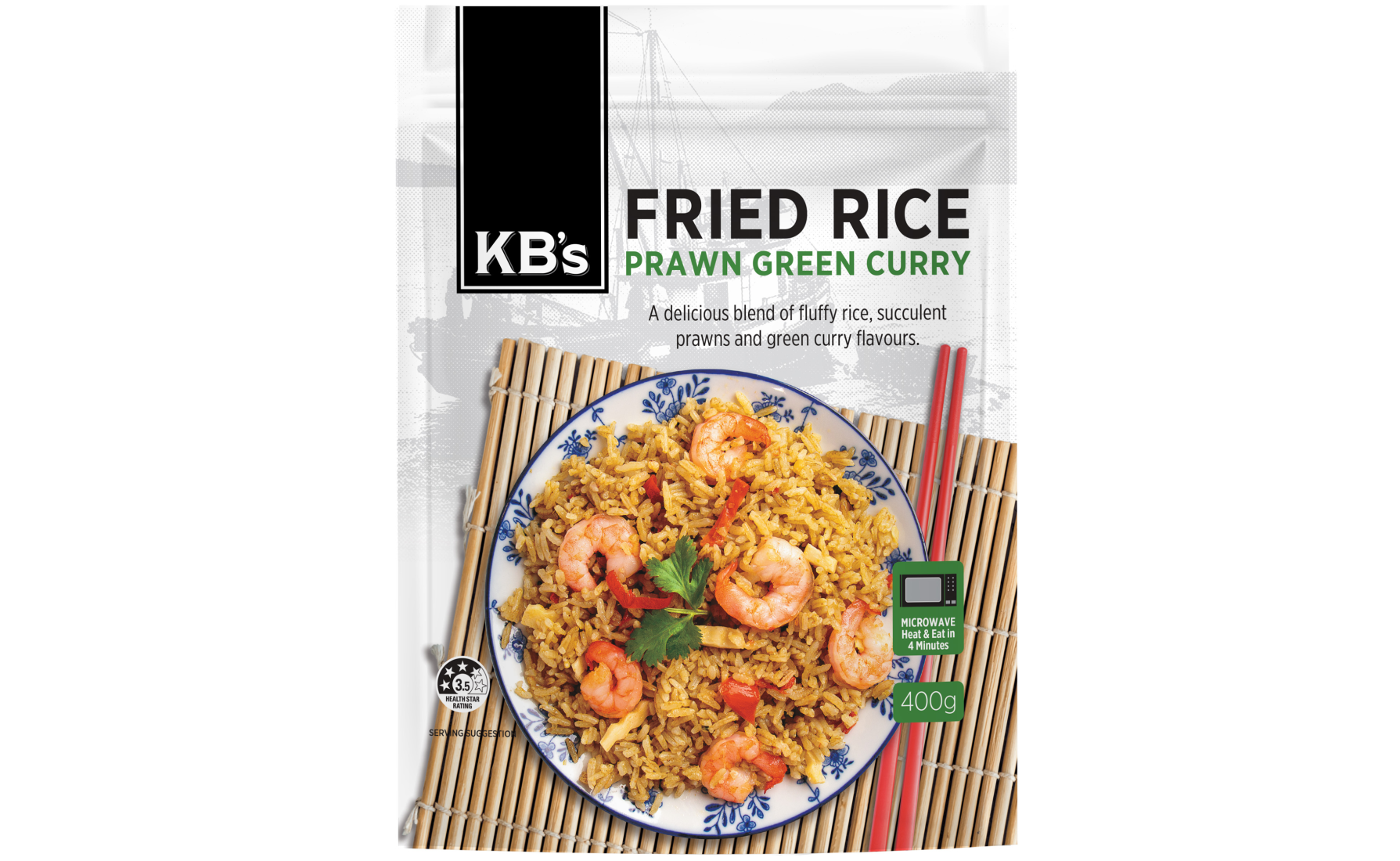KB's Fried Rice Prawn Green Curry - KB Seafood Co