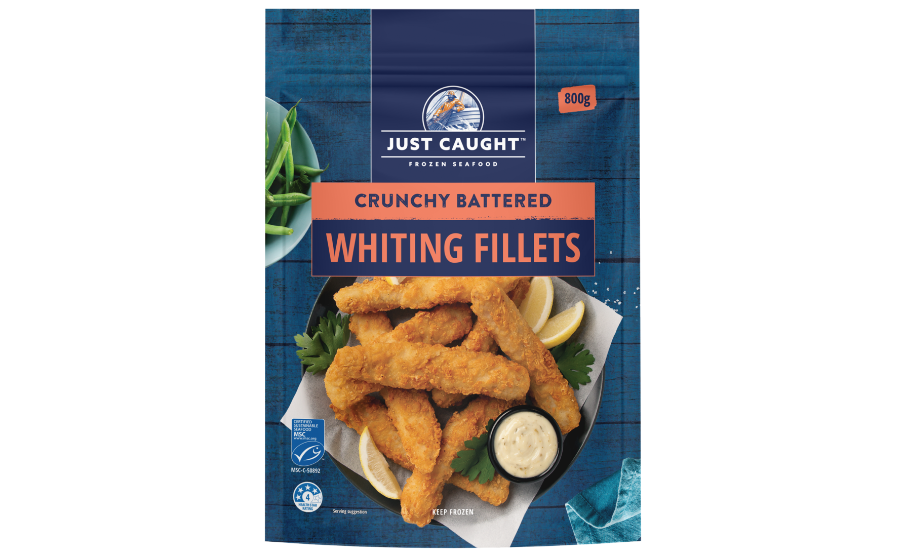 Just Caught Crunchy Battered Whiting Fillets - KB Seafood Co