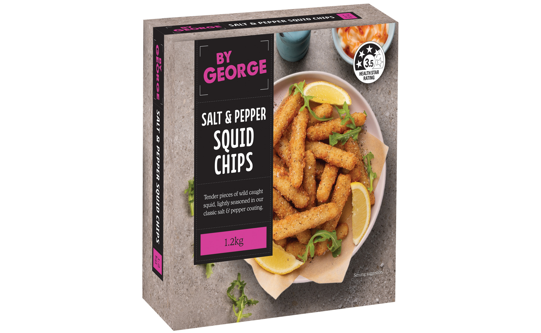 By George Salt & Pepper Squid Chips - KB Seafood Co