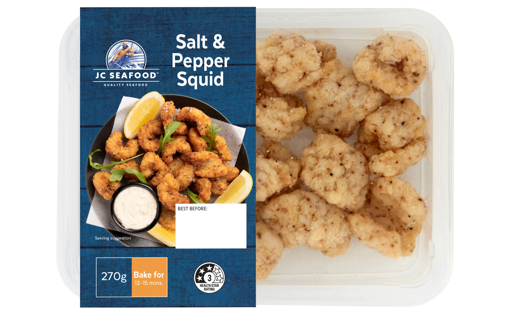 JC Seafood Salt & Pepper Squid - KB Seafood Co