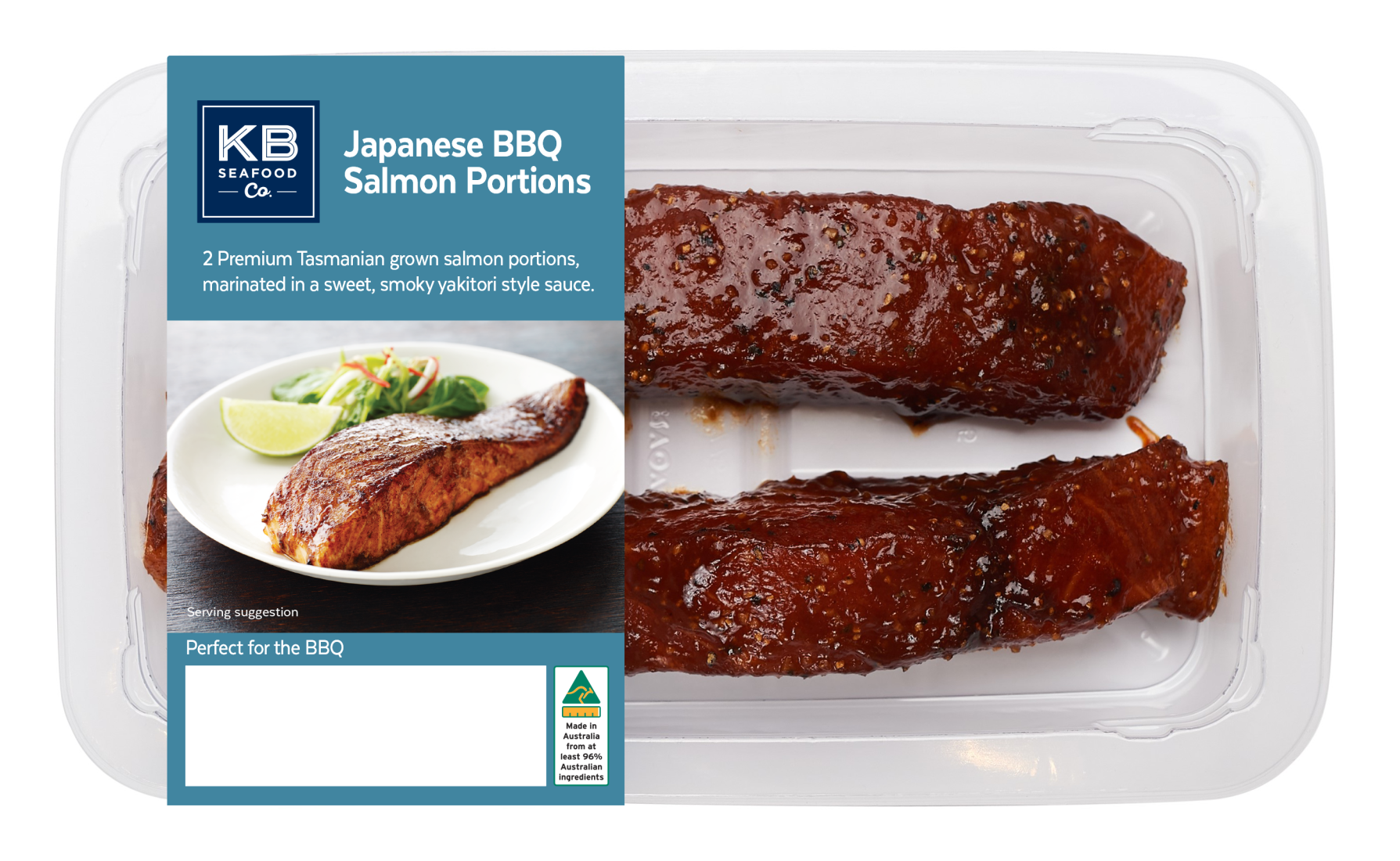 KB Seafood Co Japanese BBQ Salmon Portions - KB Seafood Co